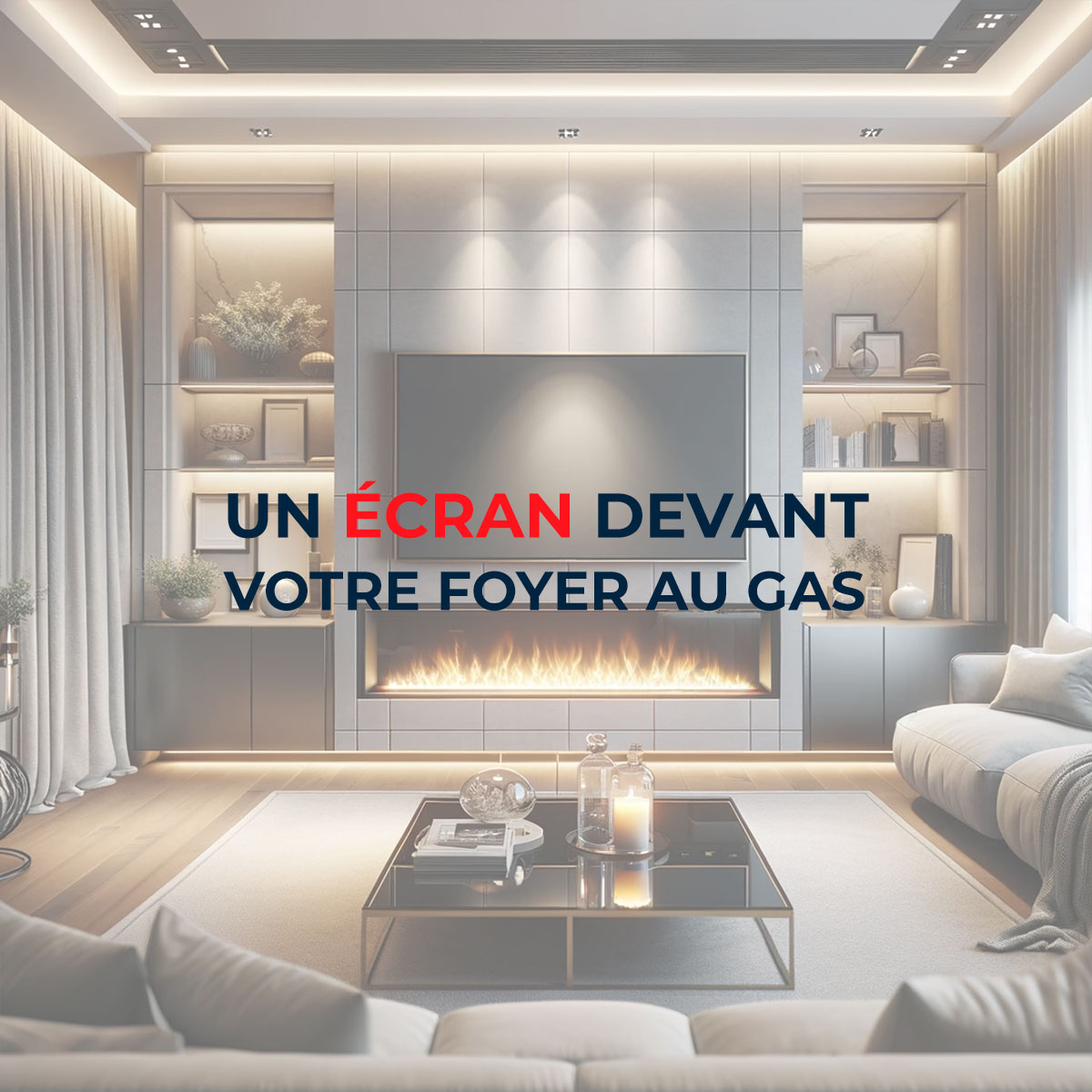 Un écran devant votre foyer au gaz - APC